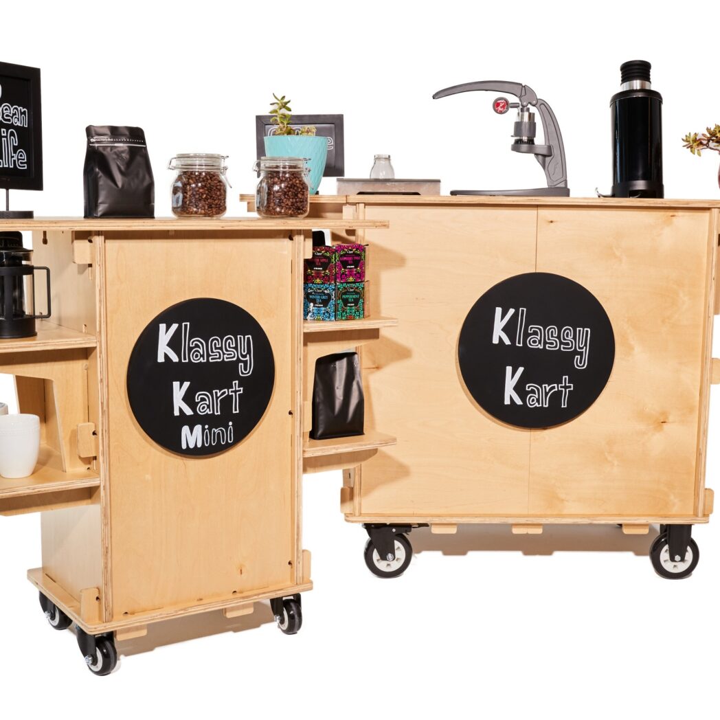 Small Coffee Cart | Klassy Kart