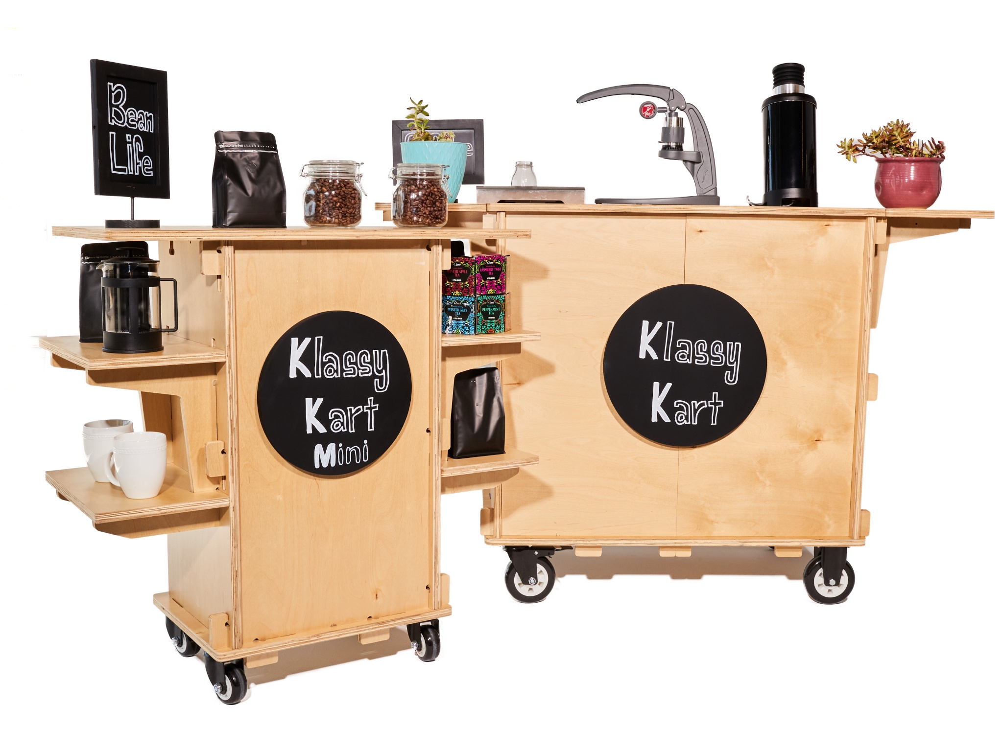 Small Coffee Cart | Klassy Kart